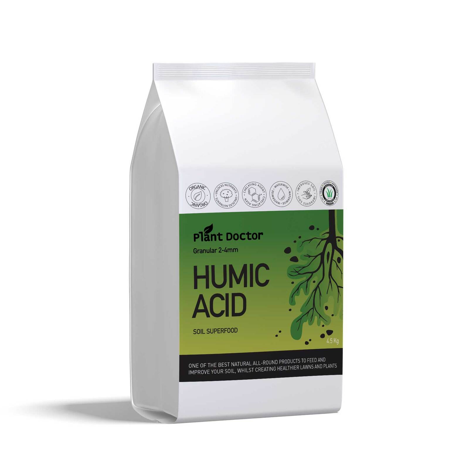 Humate / Humic Acid (45-50%) Granules (2-4mm) - Cert. Organic